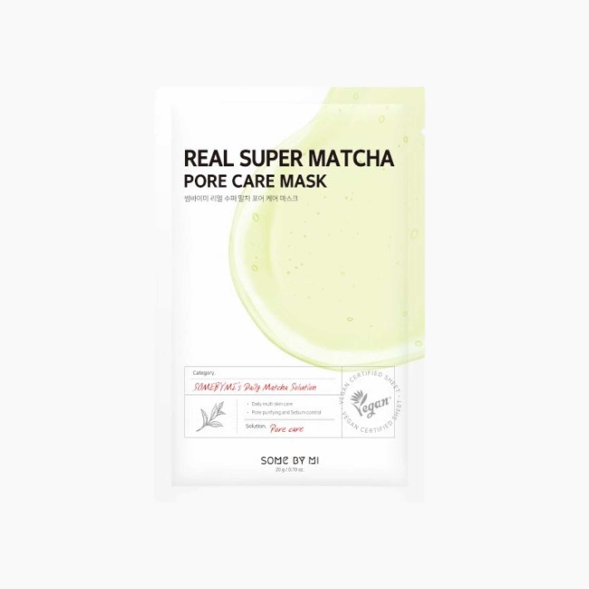 SOMEBYMI Real Super Matcha Pore Care Mask, 20ml – INNAE K-beauty